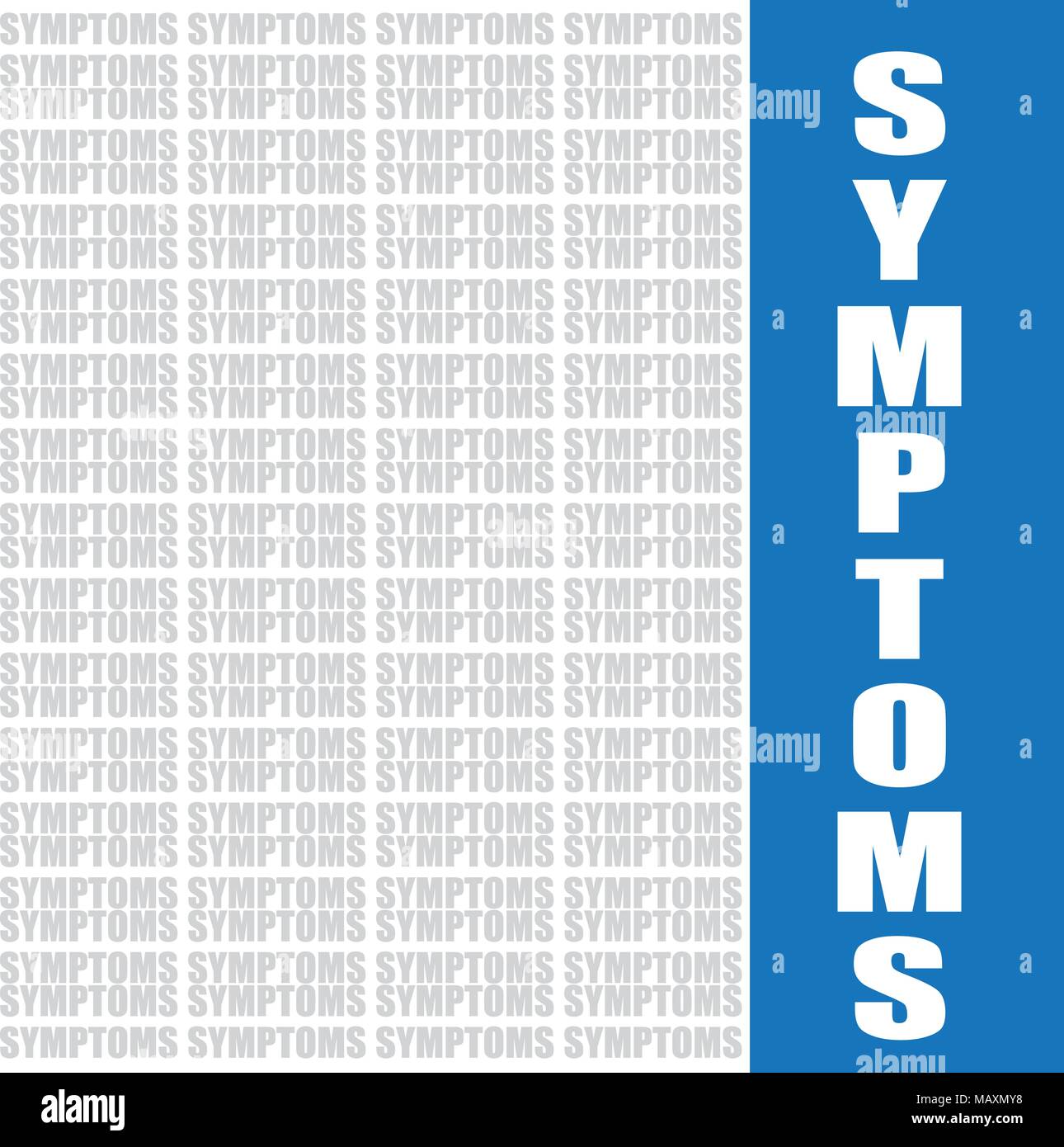 symptoms word cloud, health concept vector background Stock Vector ...