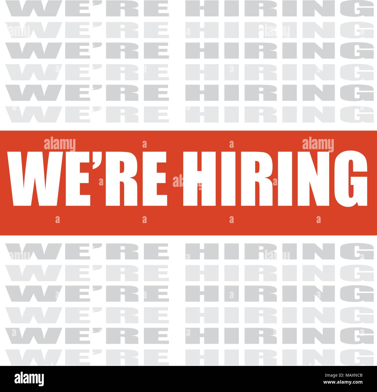 vector background, we're hiring word cloud Stock Vector Image & Art - Alamy