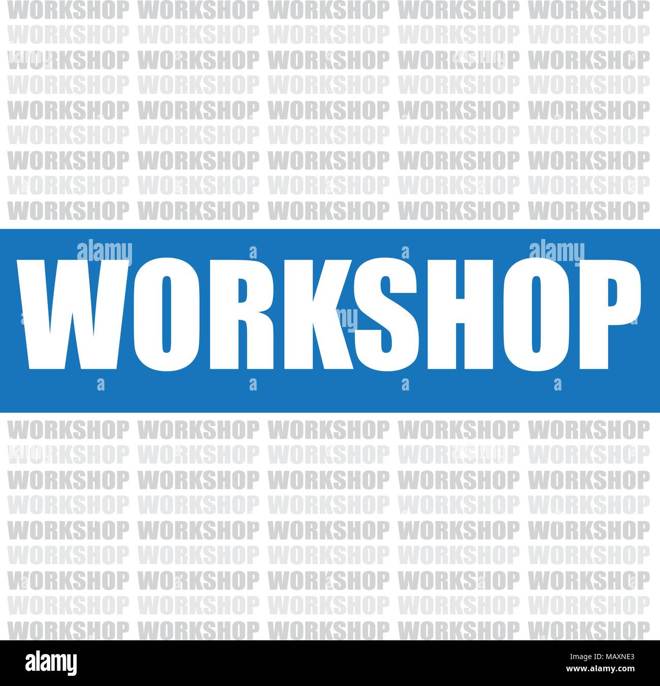 workshop word cloud collage, vector background Stock Vector Image & Art ...