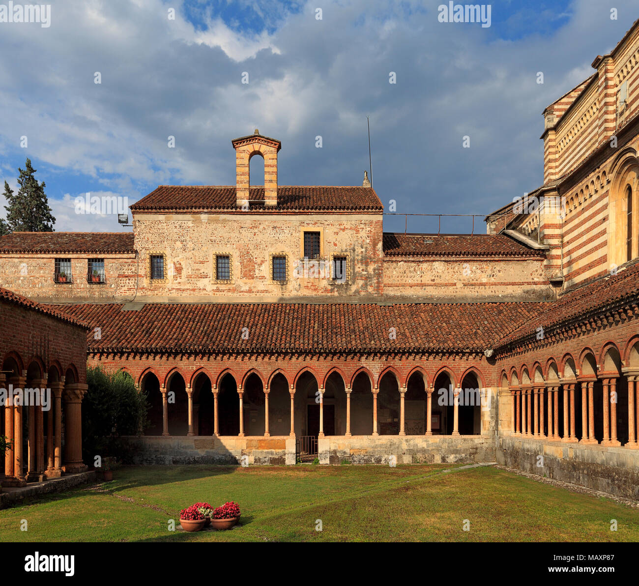 Verona, Veneto / Italy - 2012/07/06: Verona historic city center ...