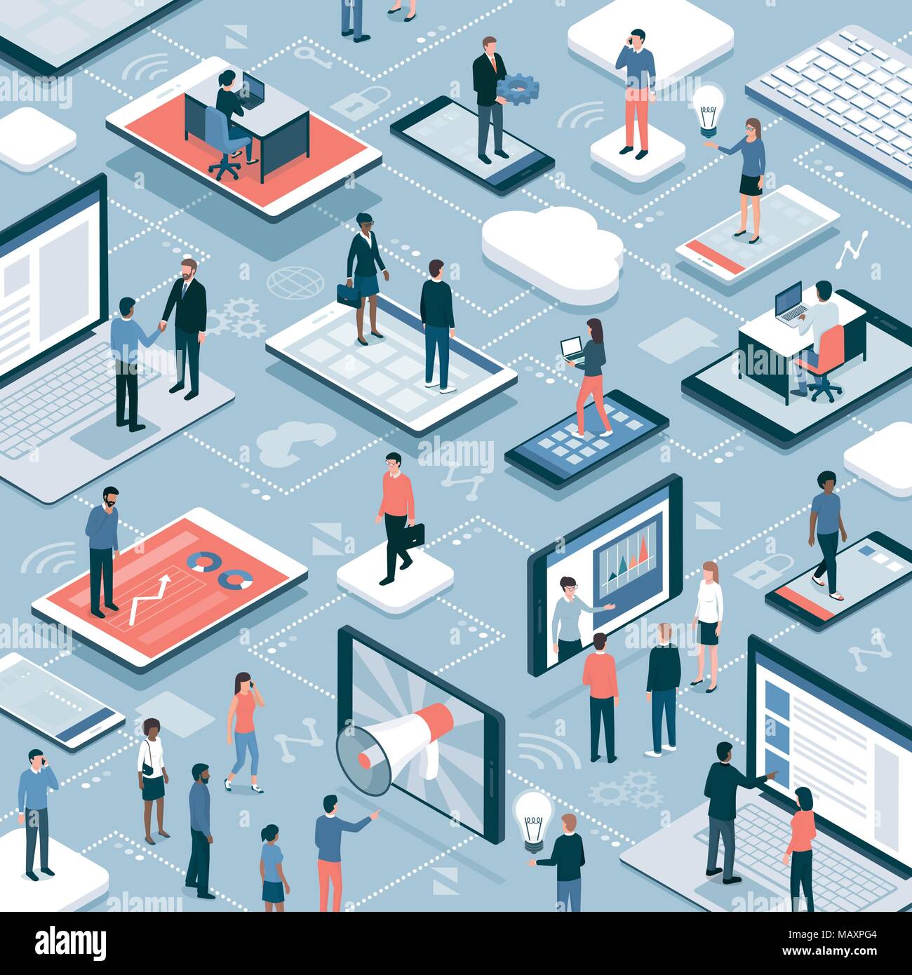 Connecting ideas hi-res stock photography and images - Alamy