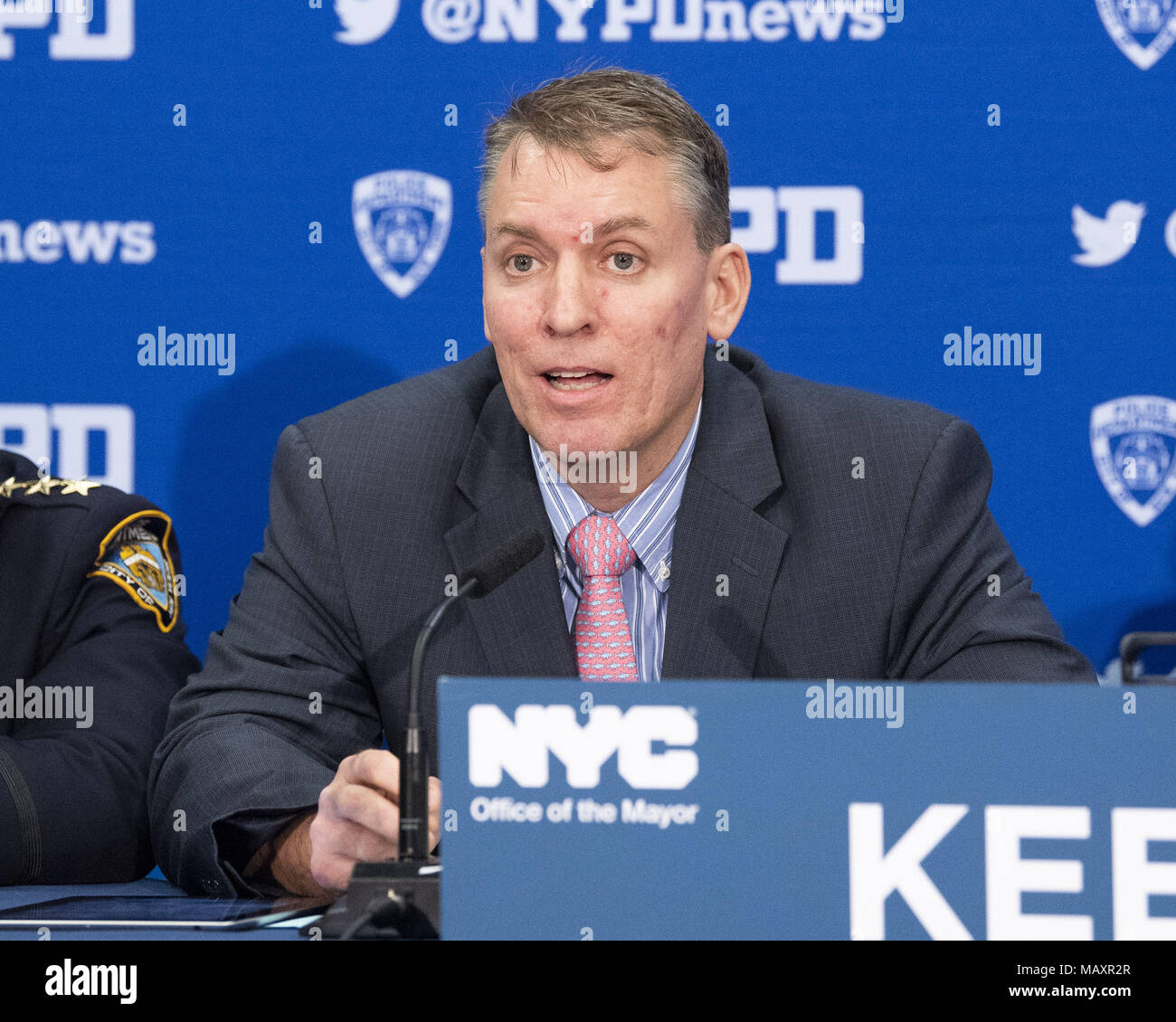 Police department chief of crime control strategies hi-res stock ...