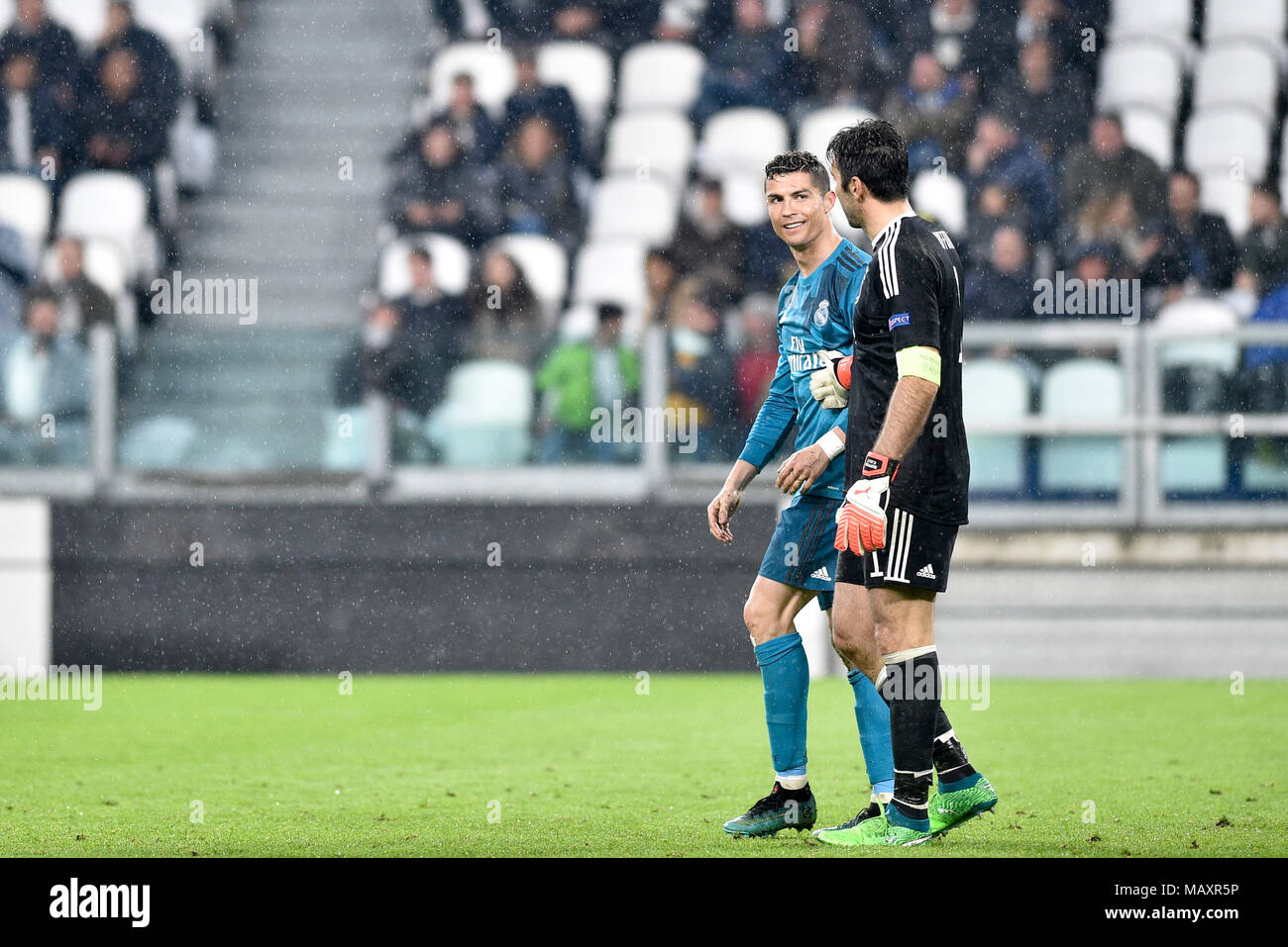 Gianluigi Buffon (Juventus FC), Cristiano Ronaldo (Real Madrid Club de ...