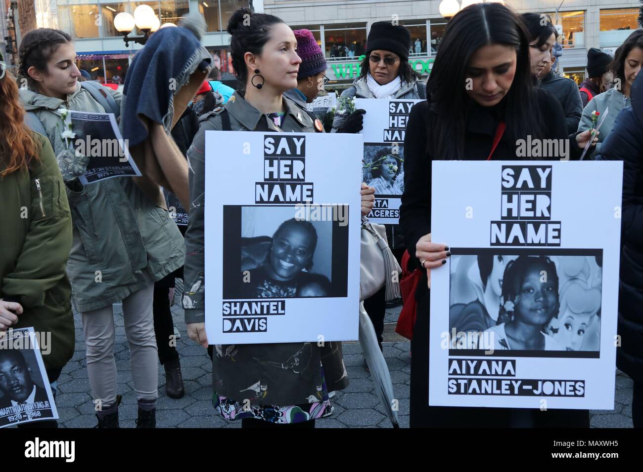 New York City, New York, USA. 4th Apr, 2018. Justice League of New York ...