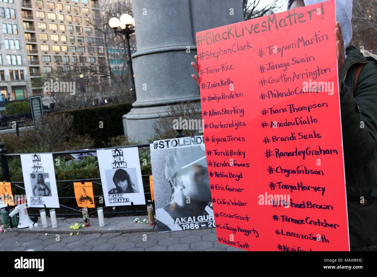 New York City, New York, USA. 4th Apr, 2018. Justice League of New York ...