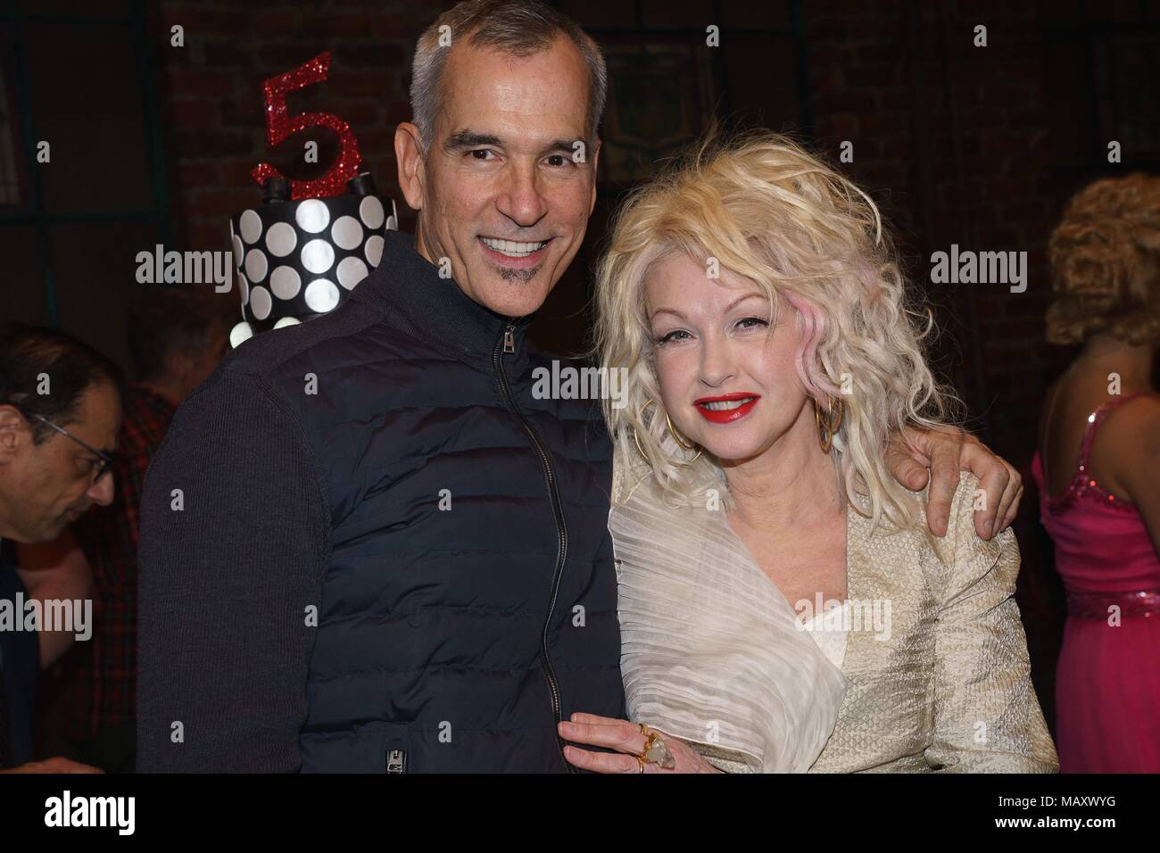 Jerry mitchell and cyndi lauper hi-res stock photography and images - Alamy