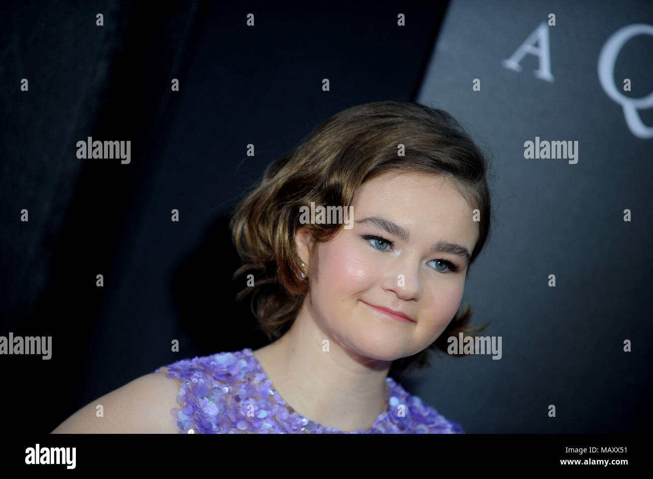 NEW YORK, NY - APRIL 02: Millicent Simmonds attends New York Premiere ...