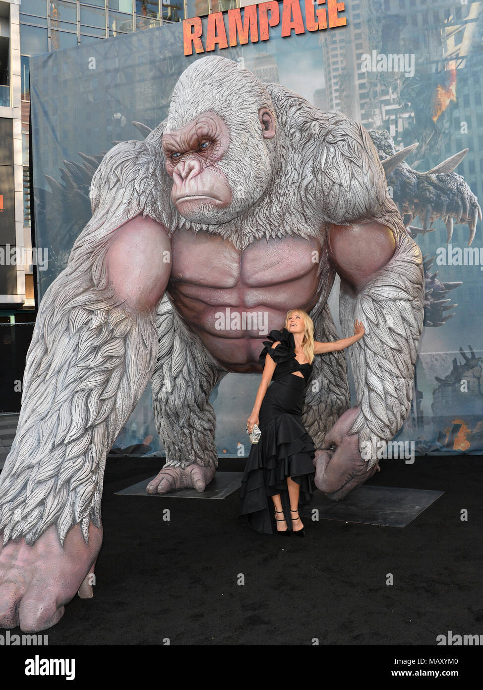LOS ANGELES, CA. April 04, 2018: Malin Akerman at the premiere for ...
