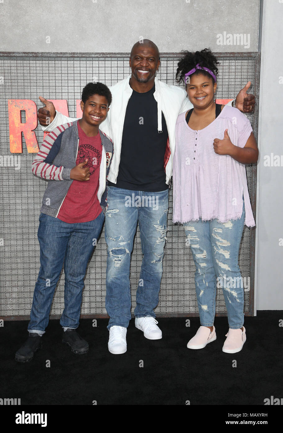 Terry crews with his children hi-res stock photography and images - Alamy