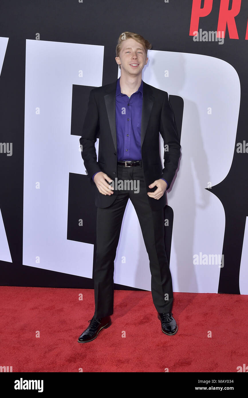 Los Angeles, California. 3rd Apr, 2018. Joey Luthman attending the ...