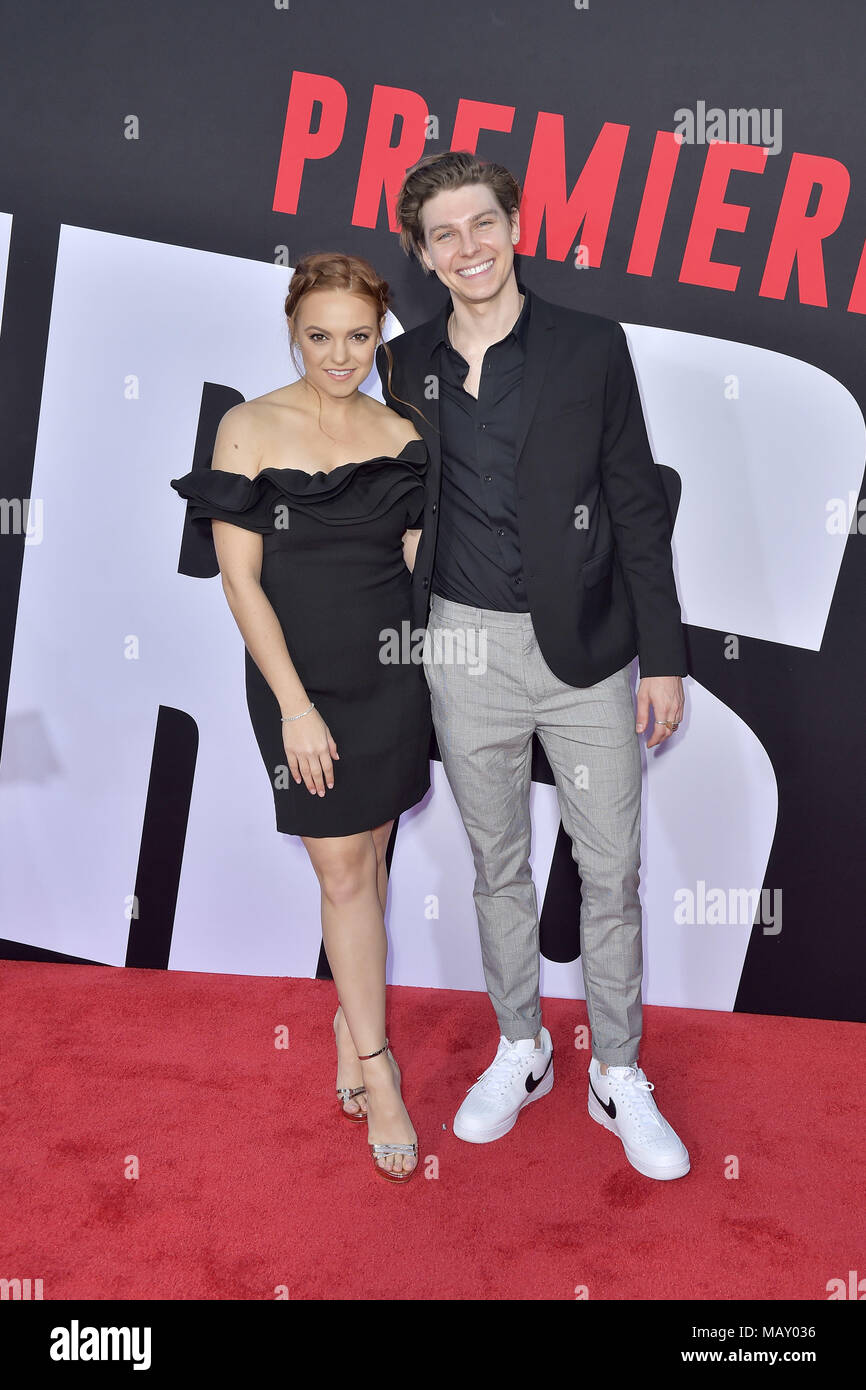 Los Angeles, California. 3rd Apr, 2018. Michelle DeFraites and T.C ...