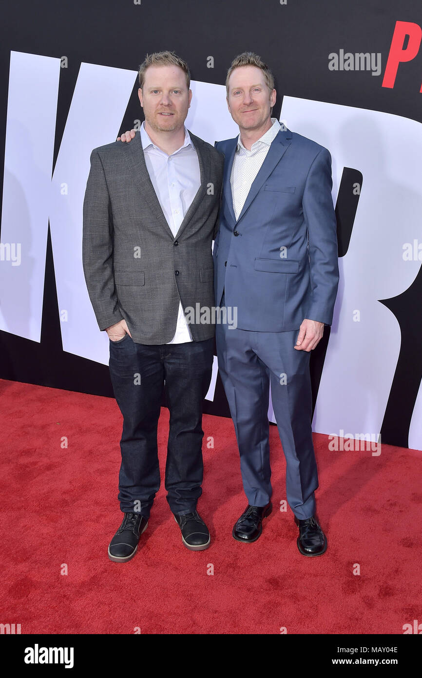 Los Angeles, California. 3rd Apr, 2018. Brian and Jim Kehoe attending ...