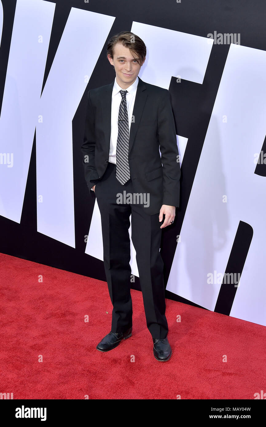Los Angeles, California. 3rd Apr, 2018. Dylan Riley Snyder attending ...