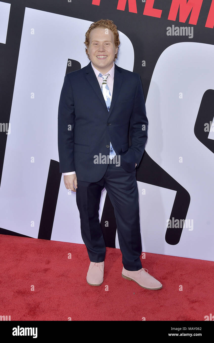 Los Angeles, California. 3rd Apr, 2018. Jimmy Bellinger attending the ...