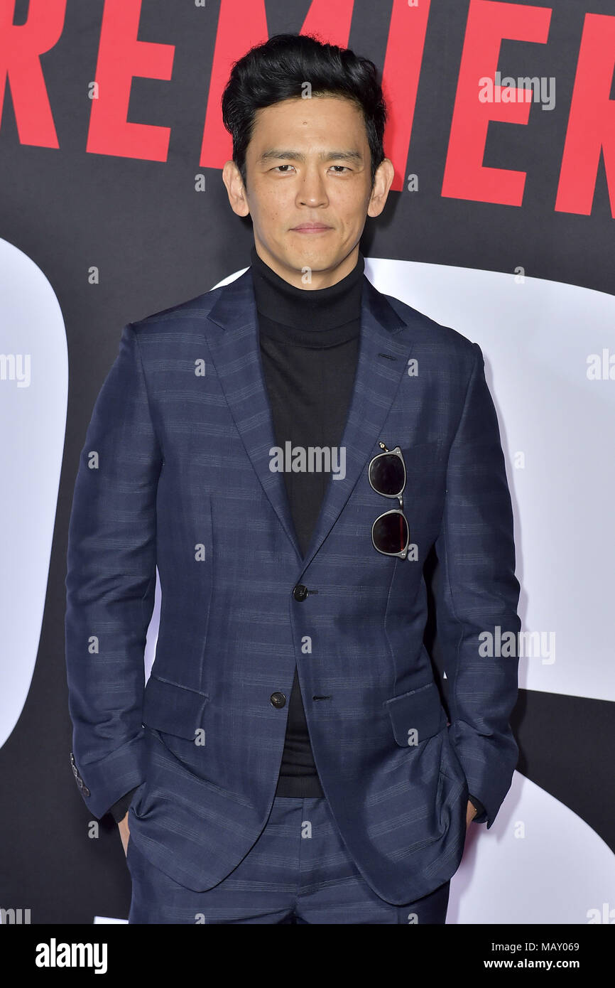 Los Angeles, California. 3rd Apr, 2018. John Cho attending the ...