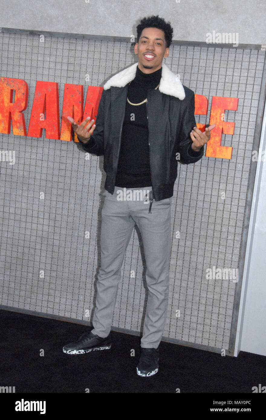 LOS ANGELES, CA - APRIL 04: Actor Melvin Gregg attends the premiere of ...