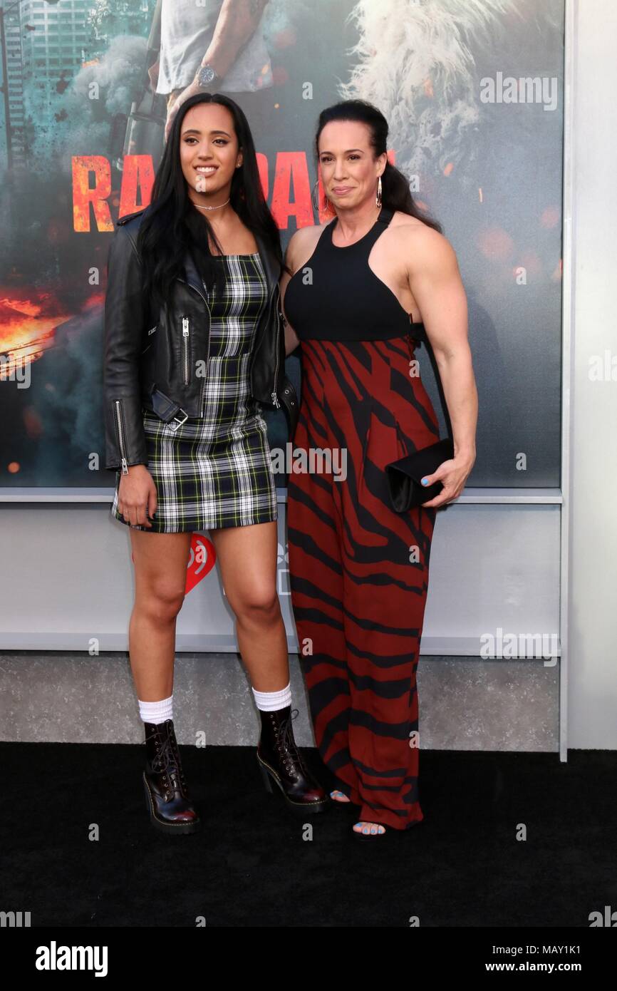 Los Angeles, CA, USA. 4th Apr, 2018. Simone Johnson, Dany Garcia at ...