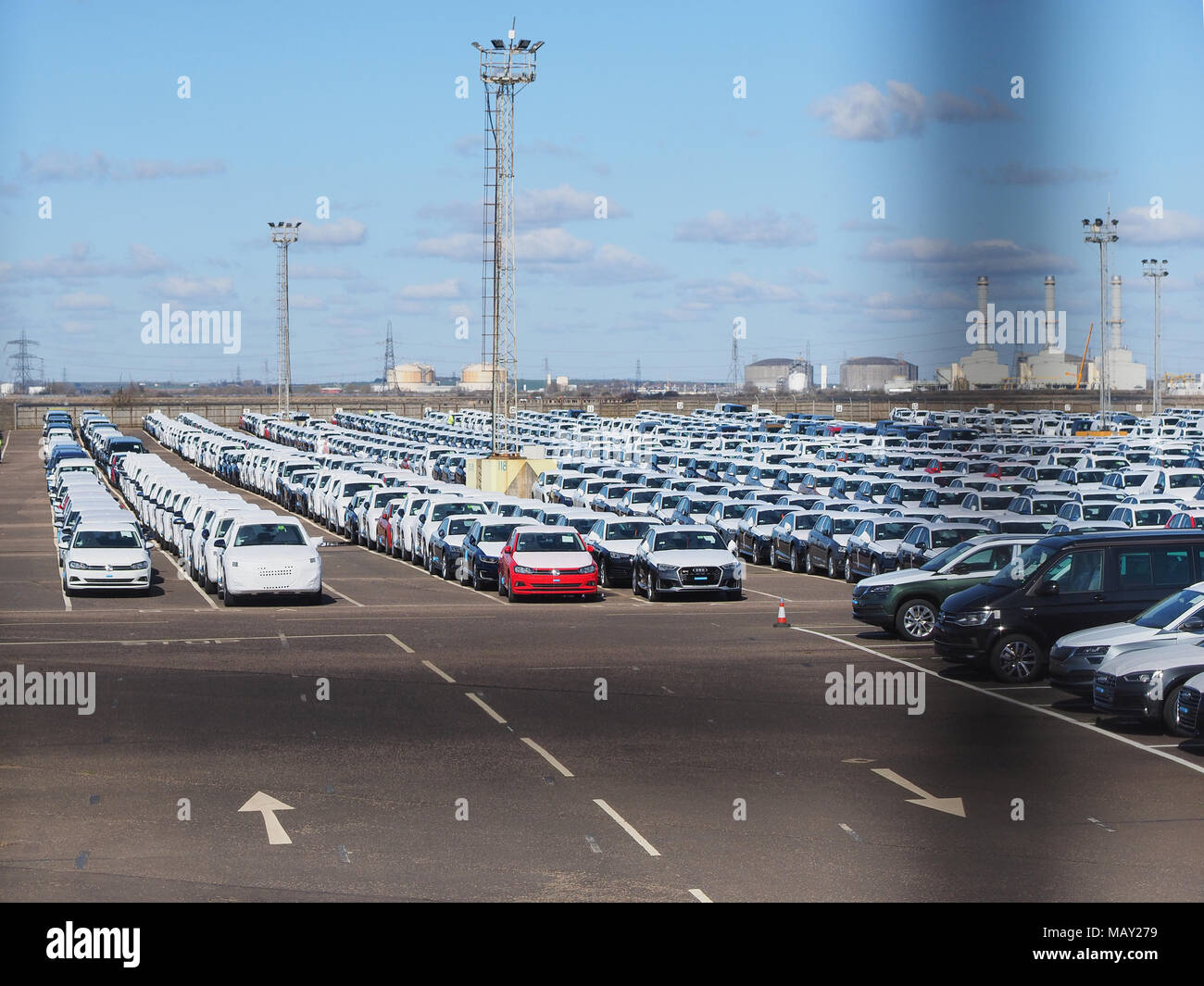 Sheerness, Kent, UK. 5th April, 2018. UK Car Sales: thousands of new ...