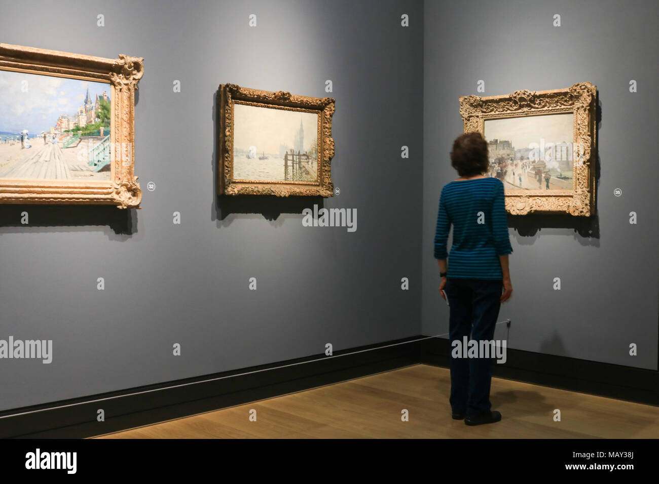 London UK. 5th April 2018. The First Monet exhibition in 20 years is ...