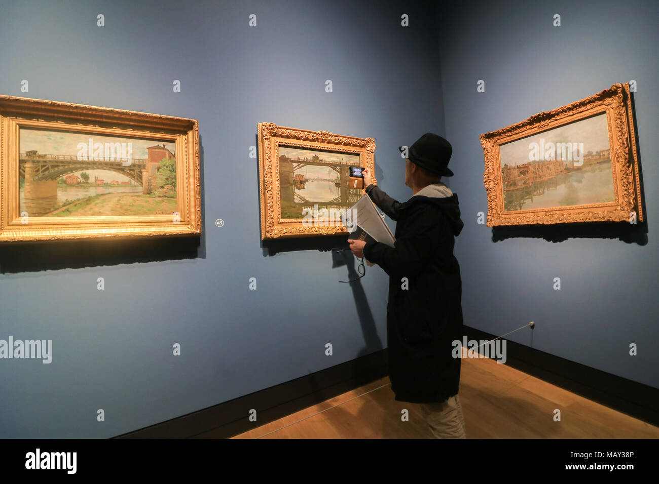 London UK. 5th April 2018. The First Monet exhibition in 20 years is ...