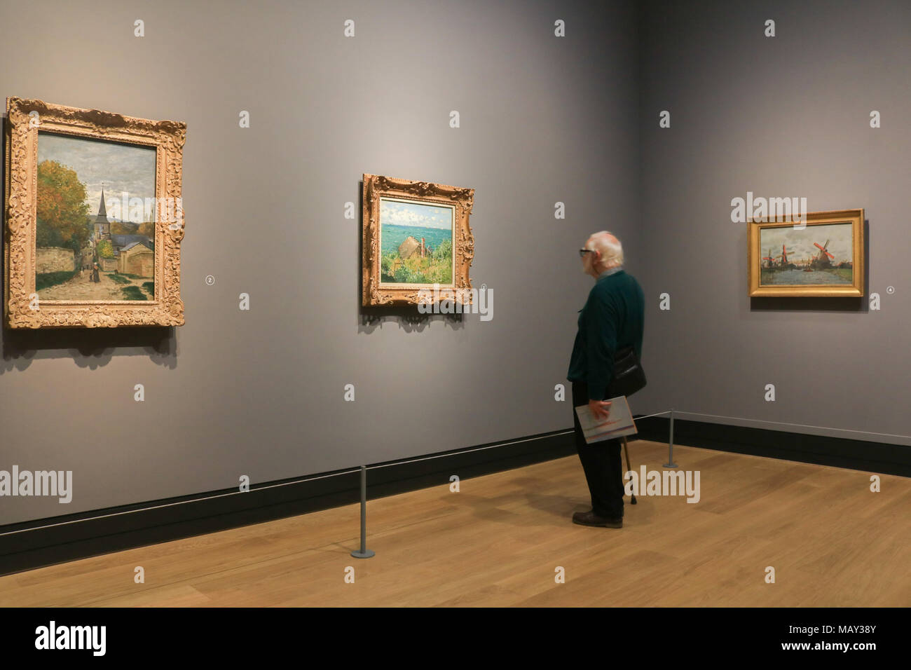 London UK. 5th April 2018. The First Monet exhibition in 20 years is ...