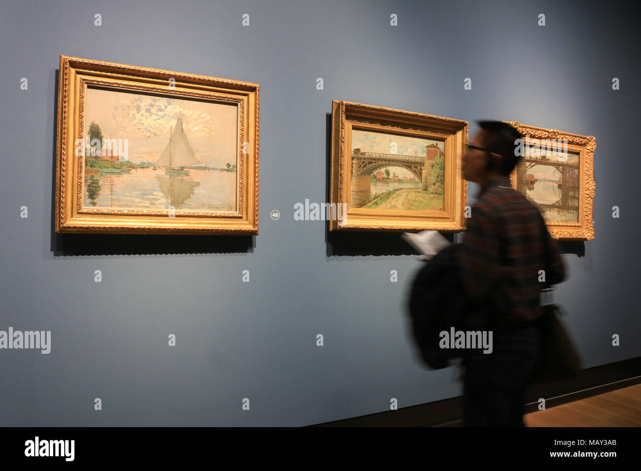 London UK. 5th April 2018. The First Monet exhibition in 20 years is ...