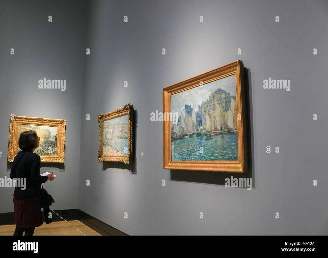 London UK. 5th April 2018. The First Monet exhibition in 20 years is ...