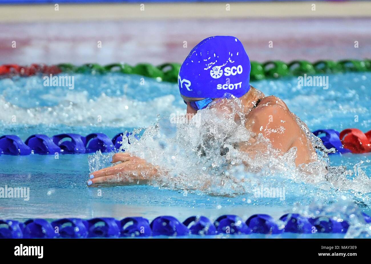 Queensland, Australia. 5th Apr, 2018. Corrie SCOTT (SCO) in the womens ...