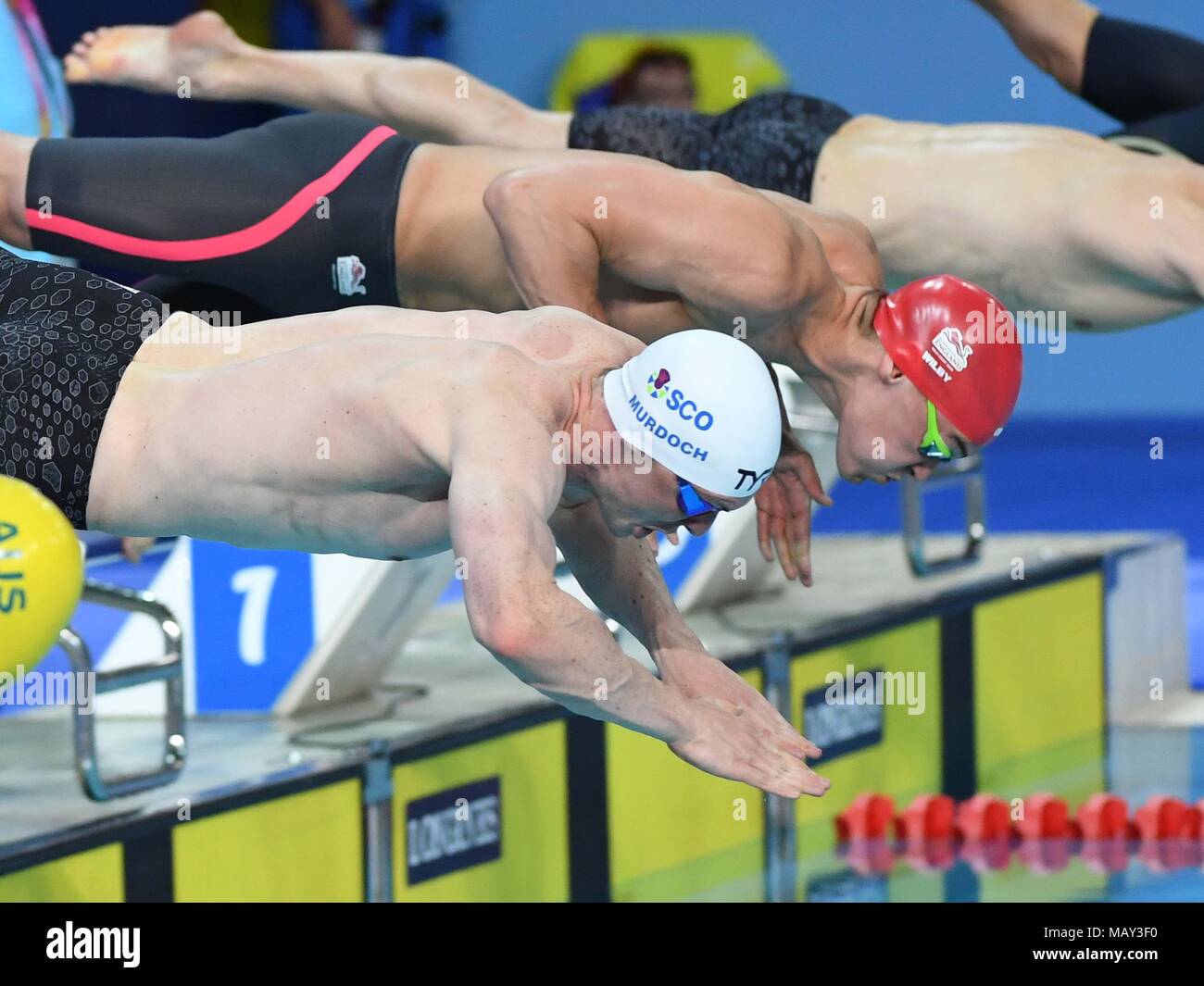 Queensland, Australia. 5th Apr, 2018. Ross MURDOCH (SCO) in the mens ...