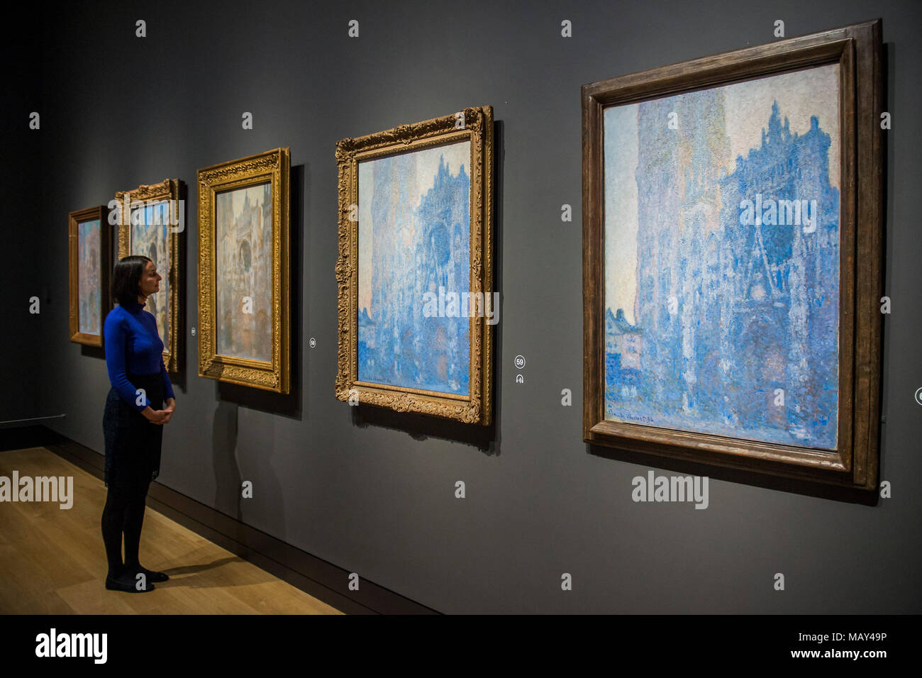 Exhibition monet hi-res stock photography and images - Alamy