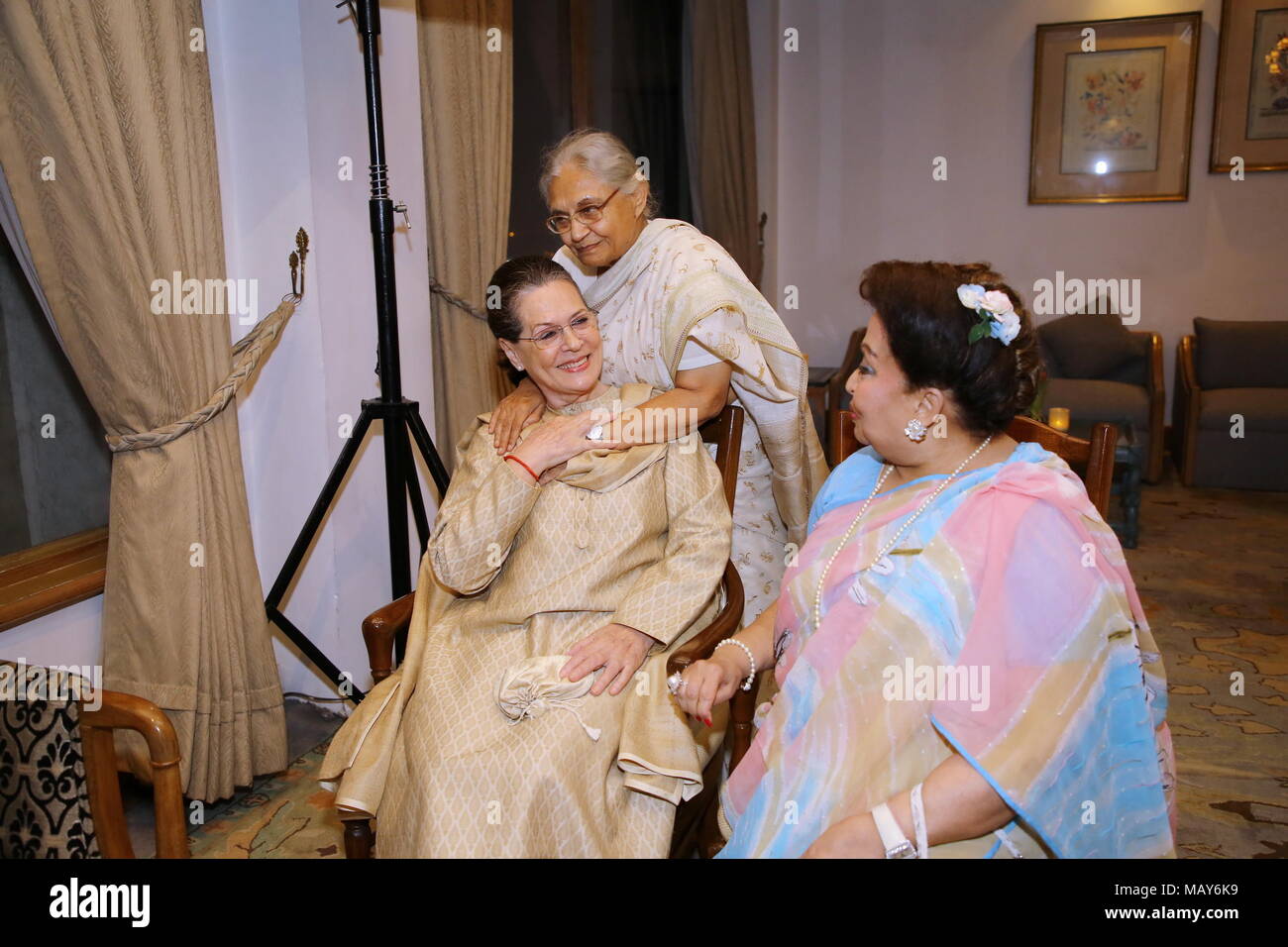 NEW DELHI, INDIA - APRIL 3: Former Delhi Chief Minister Sheila Dixit ...