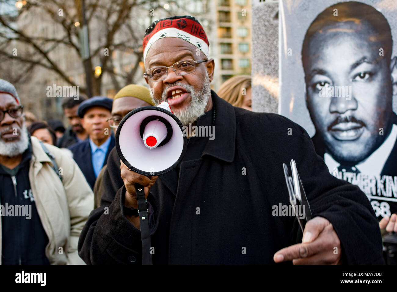 New York, New York, USA. 4th Apr, 2018. Imam AL-HAJJ TALIB ABDUR-RASHID ...