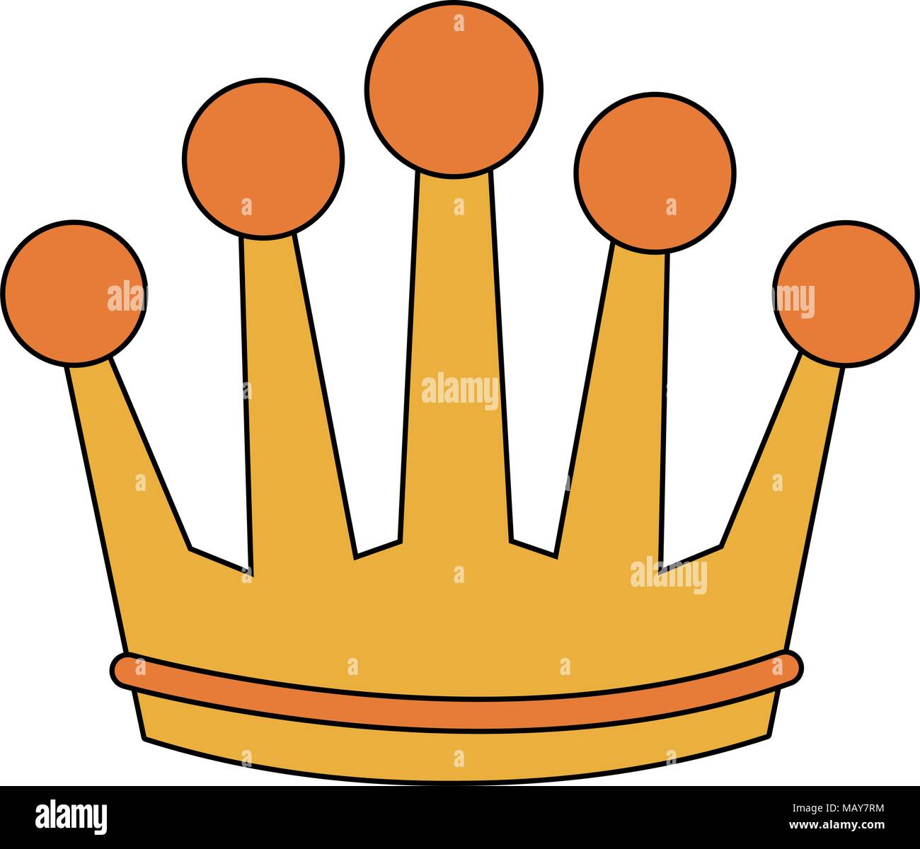 King crown game element Stock Vector Image & Art - Alamy