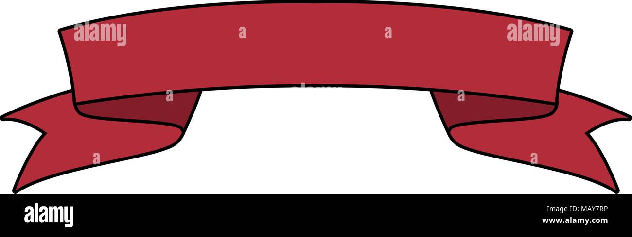 Ribbon banner isolated Stock Vector Image & Art - Alamy