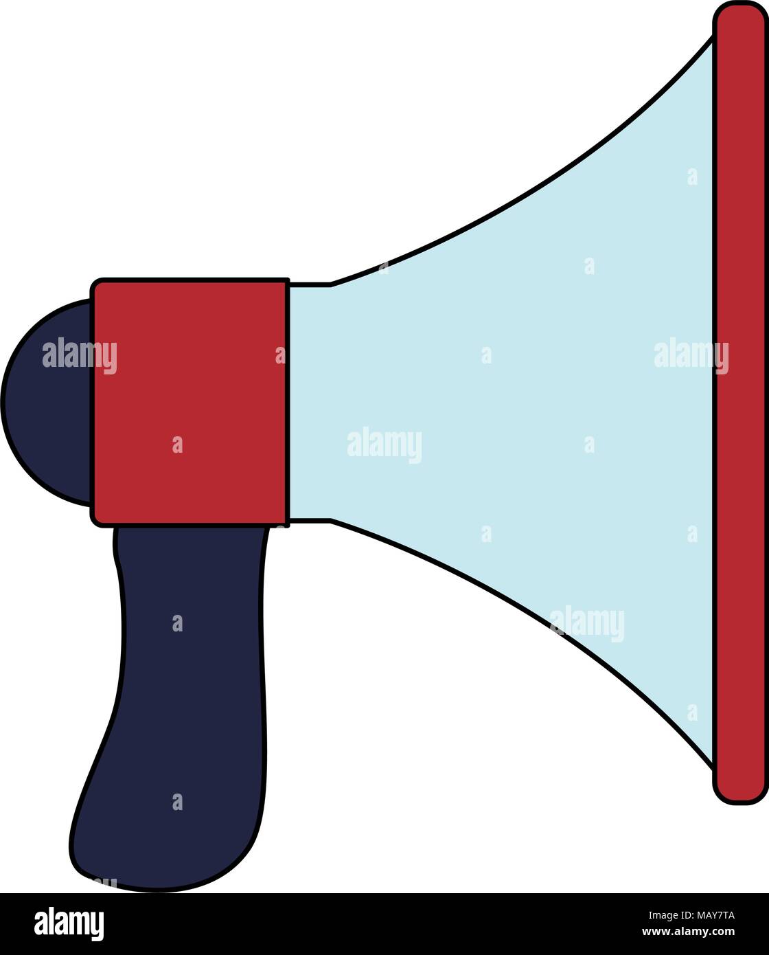 Bullhorn advertising symbol Stock Vector Image & Art - Alamy