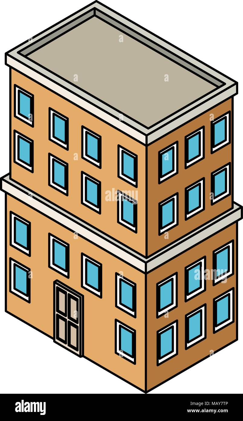 Cosmopolitan office building Stock Vector Images - Alamy