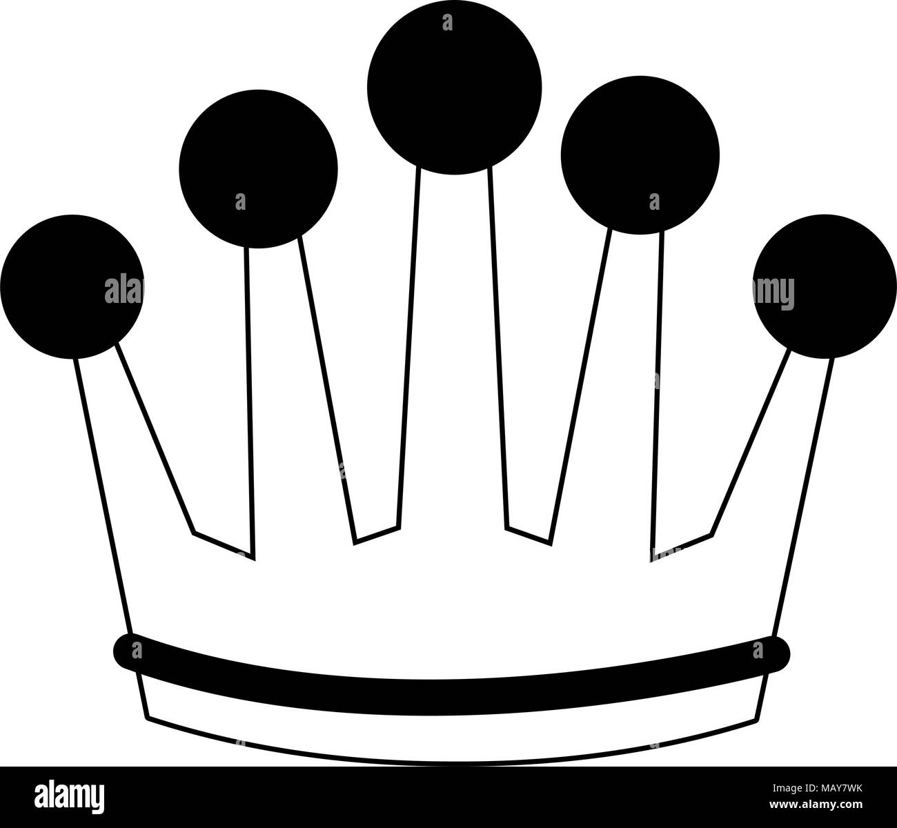 King crown game element Stock Vector Image & Art - Alamy