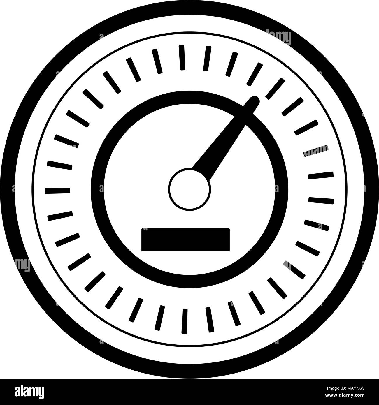 Round speed indicator Stock Vector Image & Art - Alamy