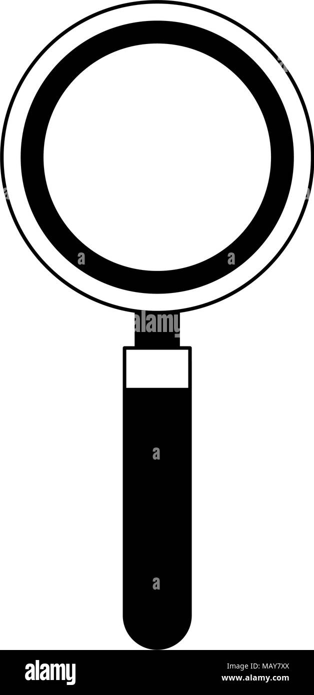 Magnifying glass symbol Stock Vector Image & Art - Alamy
