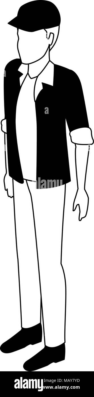 Isometric hat Black and White Stock Photos & Images - Alamy