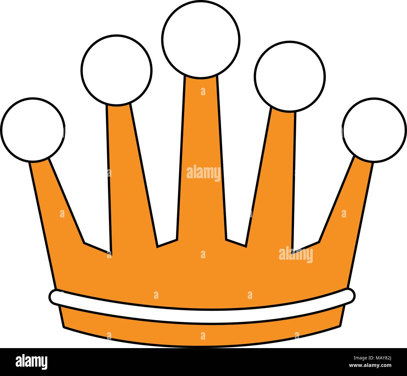 King crown game element Stock Vector Image & Art - Alamy