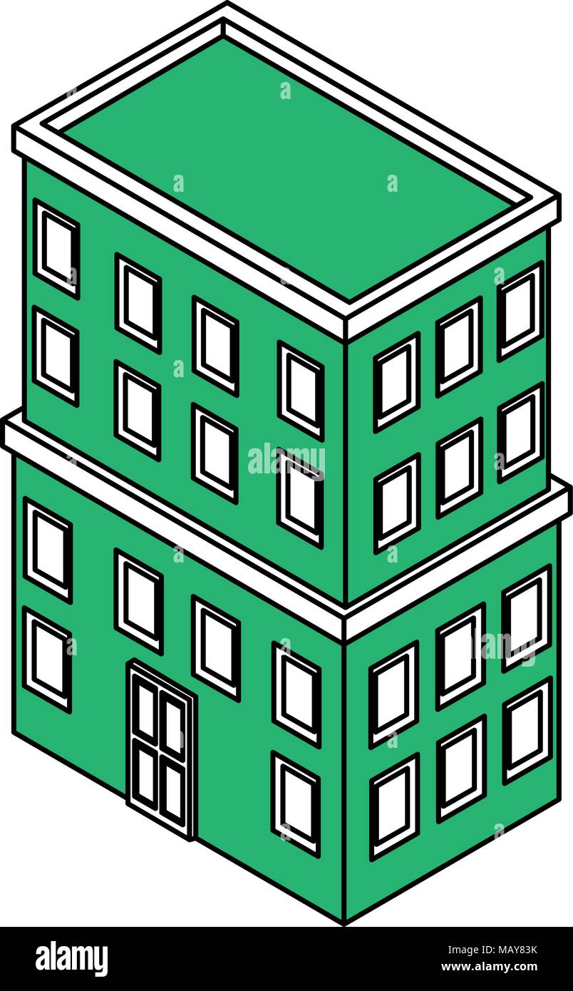 Cosmopolitan office building Stock Vector Images - Alamy