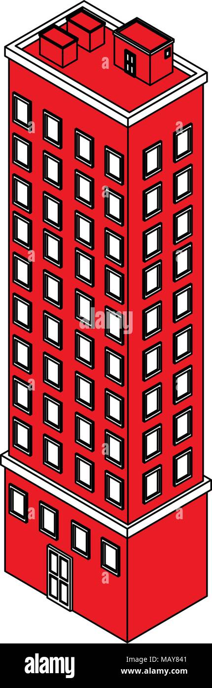 Cosmopolitan office building Stock Vector Images - Alamy