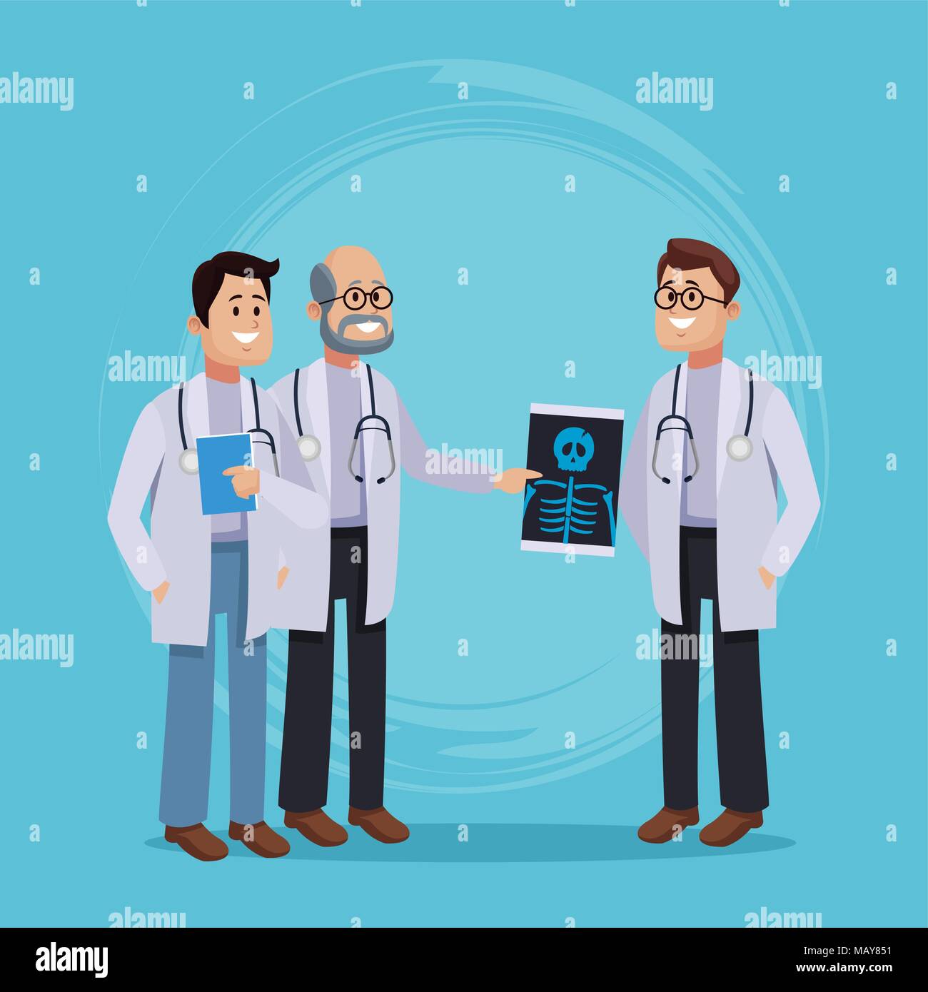 Medical teamwork cartoon Stock Vector Image & Art - Alamy
