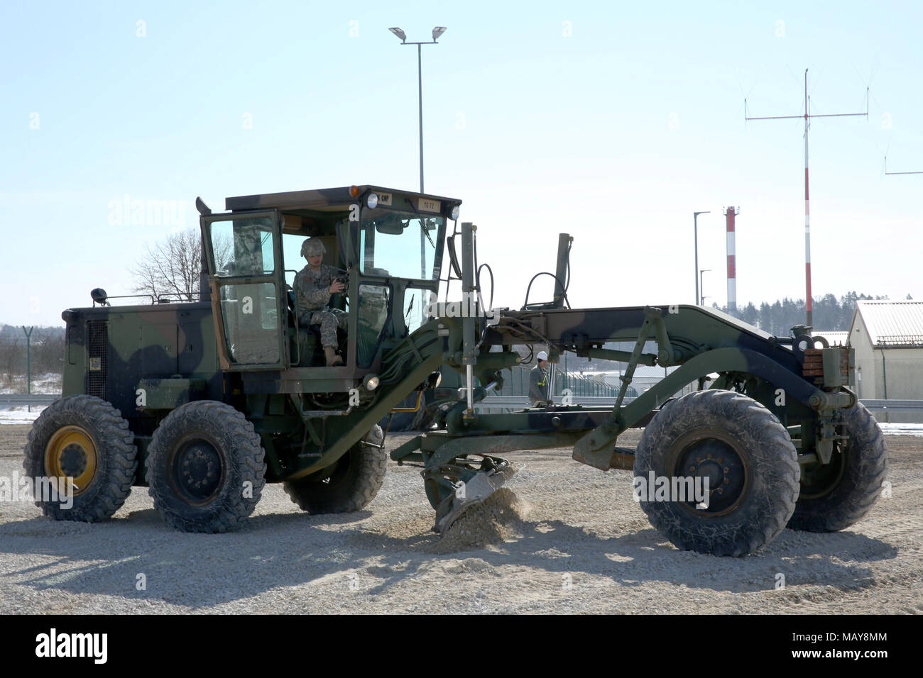 A U.S. Army Soldier with the 922nd Engineer Company (Horizontal ...
