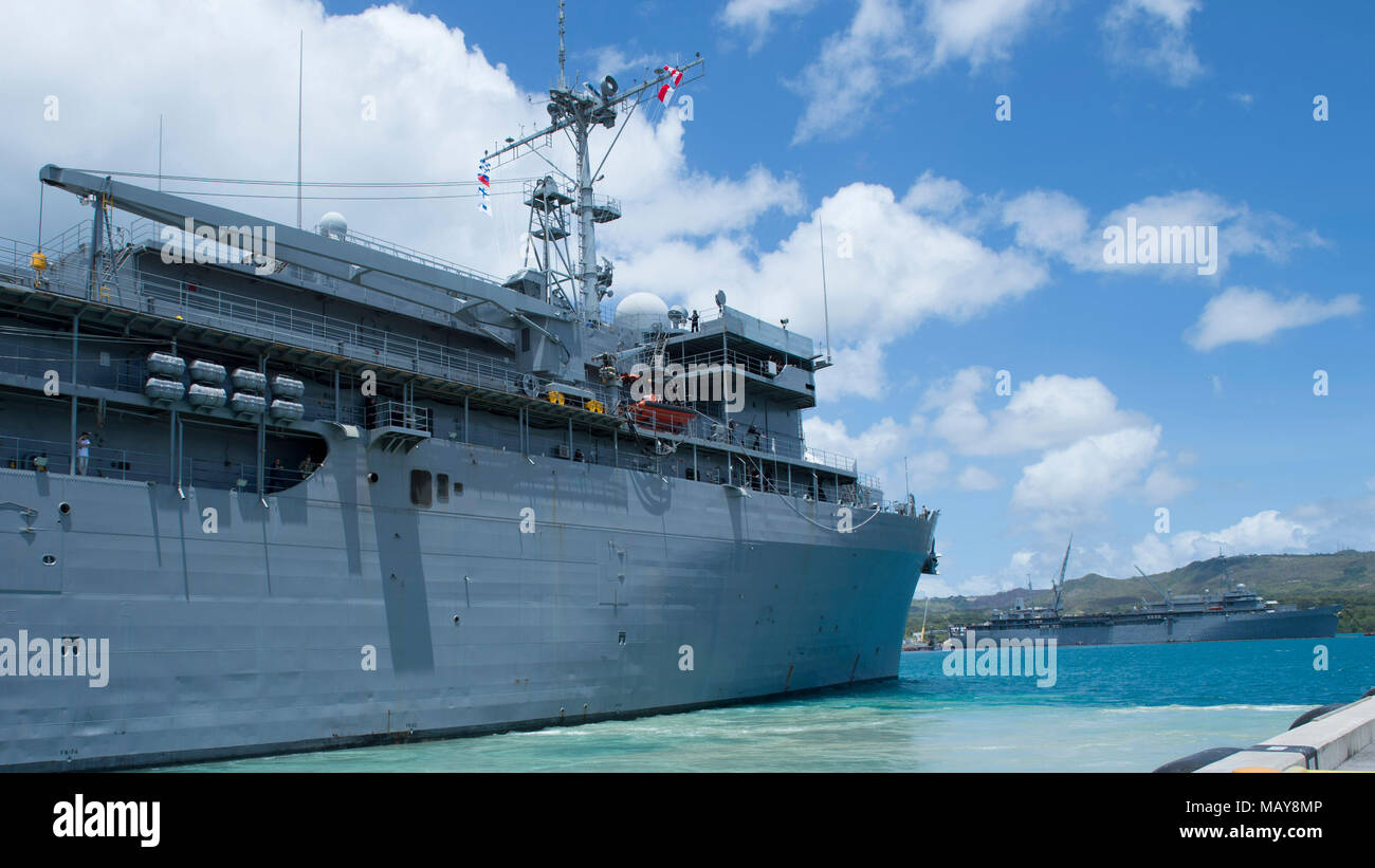 SANTA RITA, Guam (April 04, 2018) The submarine tender USS Emory S ...