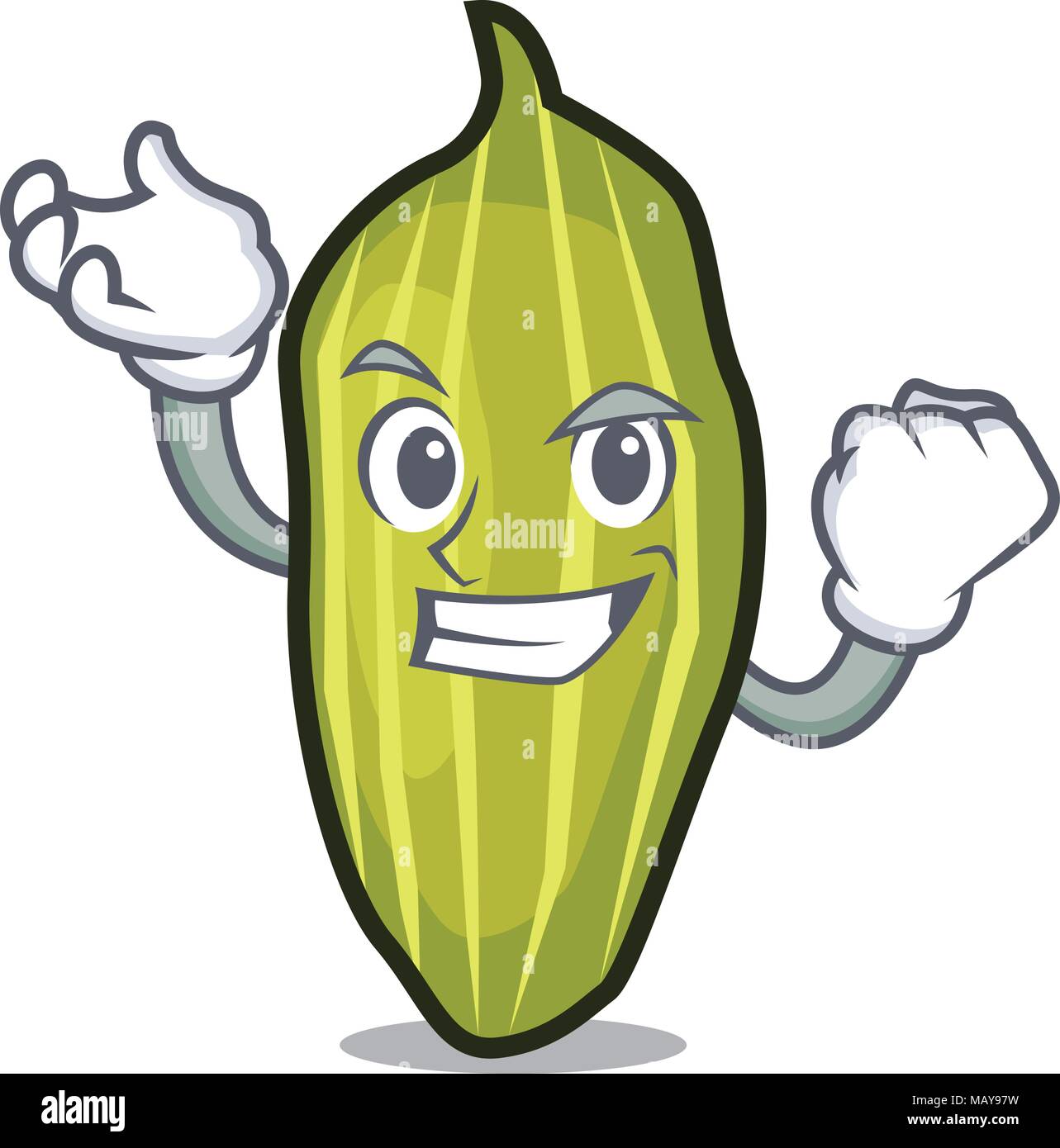 Successful cardamom character cartoon style Stock Vector Image & Art ...