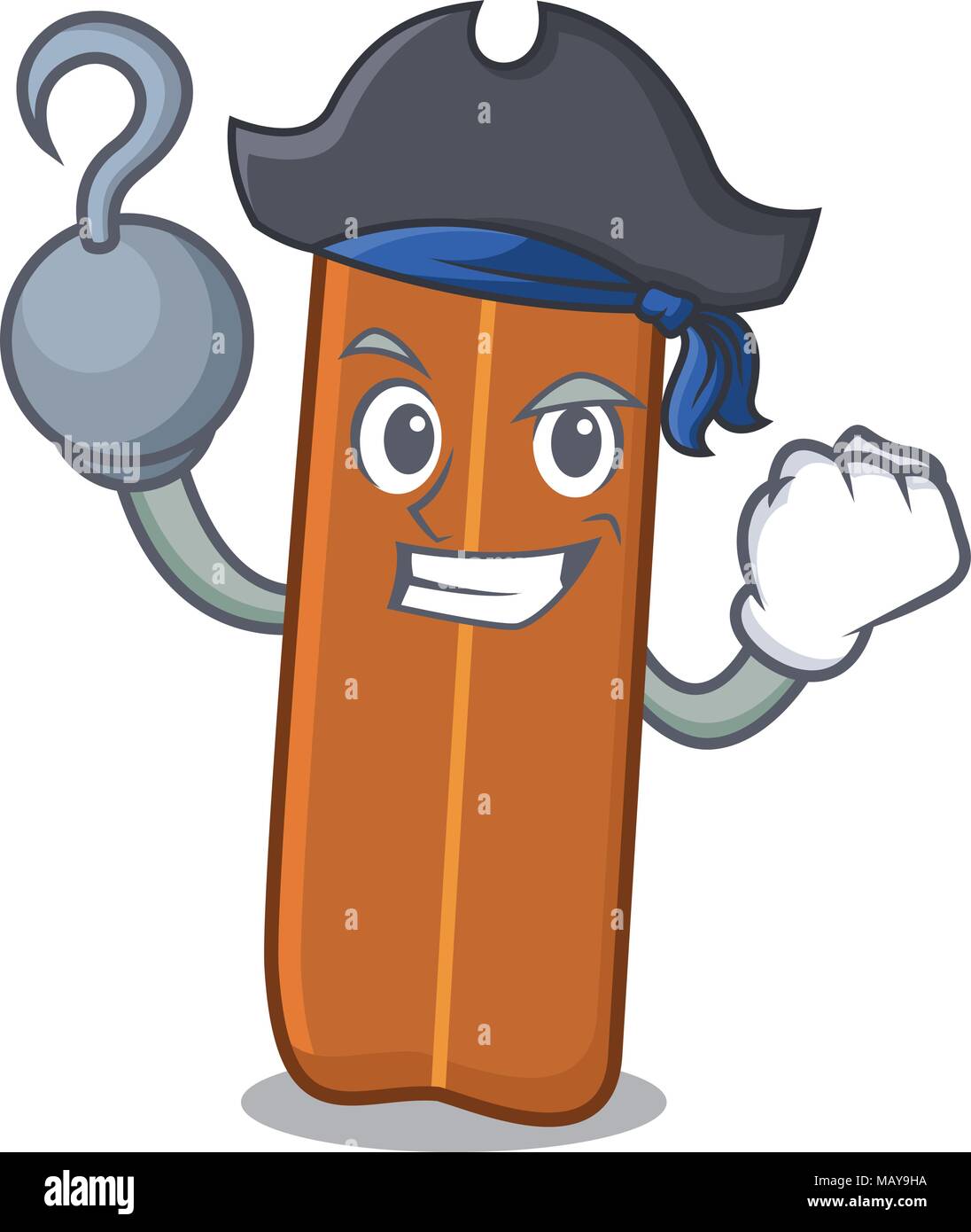 Pirate cinnamon character cartoon style Stock Vector Image & Art - Alamy