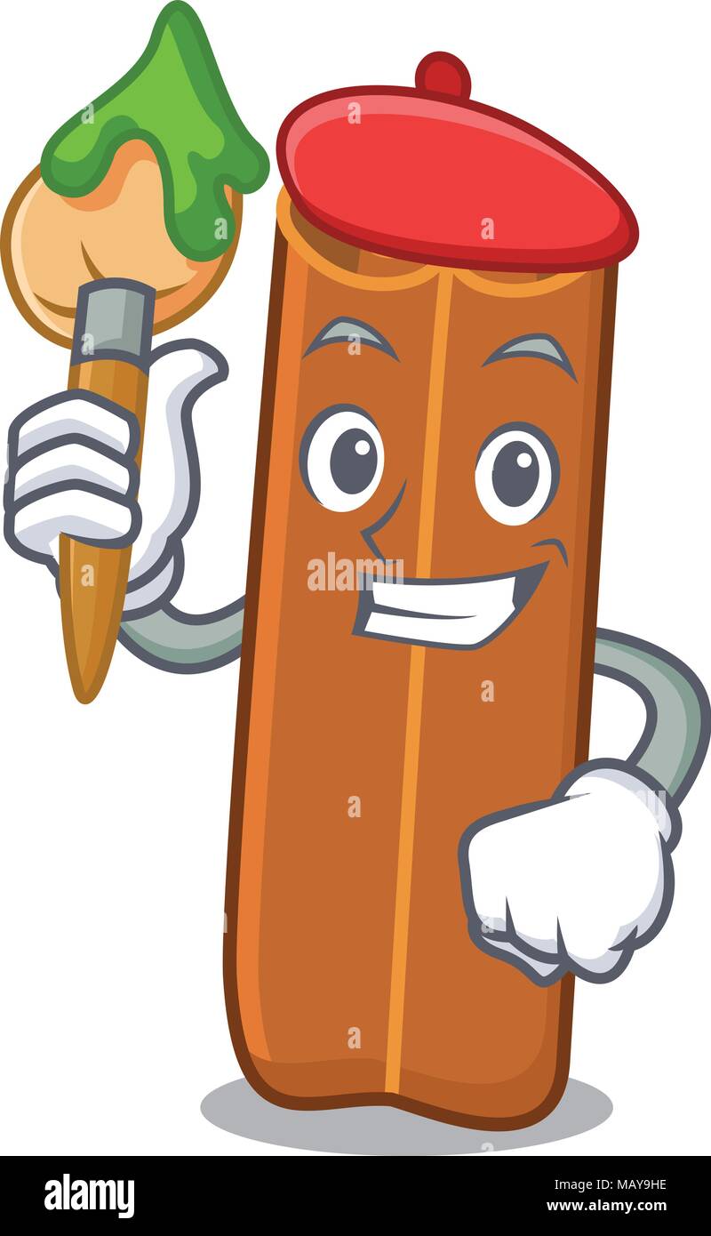 Artist cinnamon character cartoon style Stock Vector Image & Art - Alamy