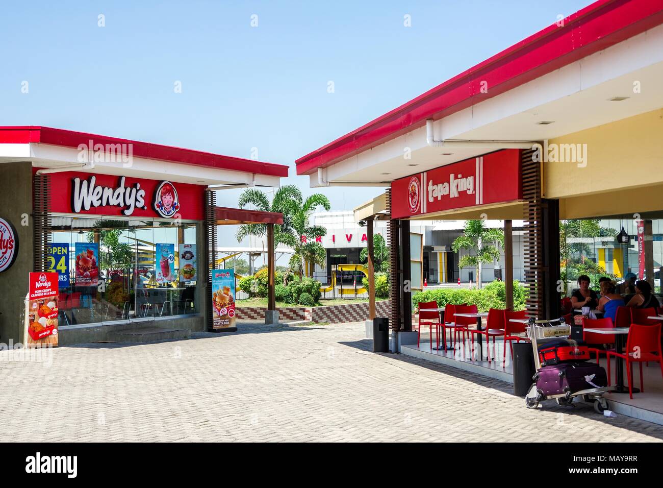 CLARK, PHILIPPINES - Mar 25,2018 Waiting Area at Clark International ...